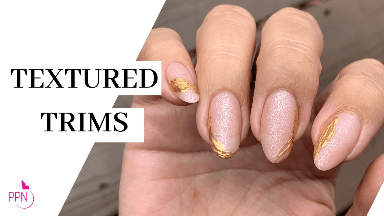 How To Gilded Brush Stroke Art | Japanese Nail Art - Paola Ponce Nails