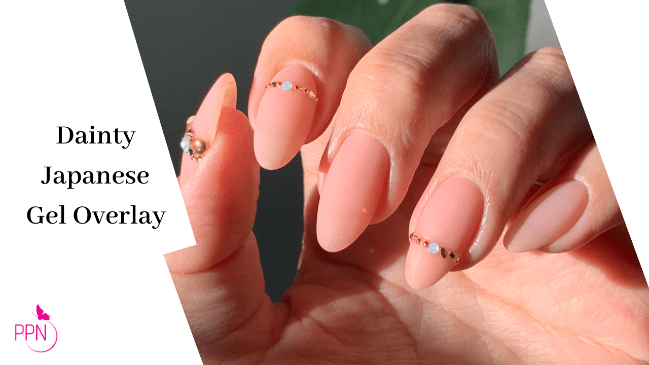 How To Dainty Crystals On Japanese Gel Overlay (Builder Gel) - Paola ...